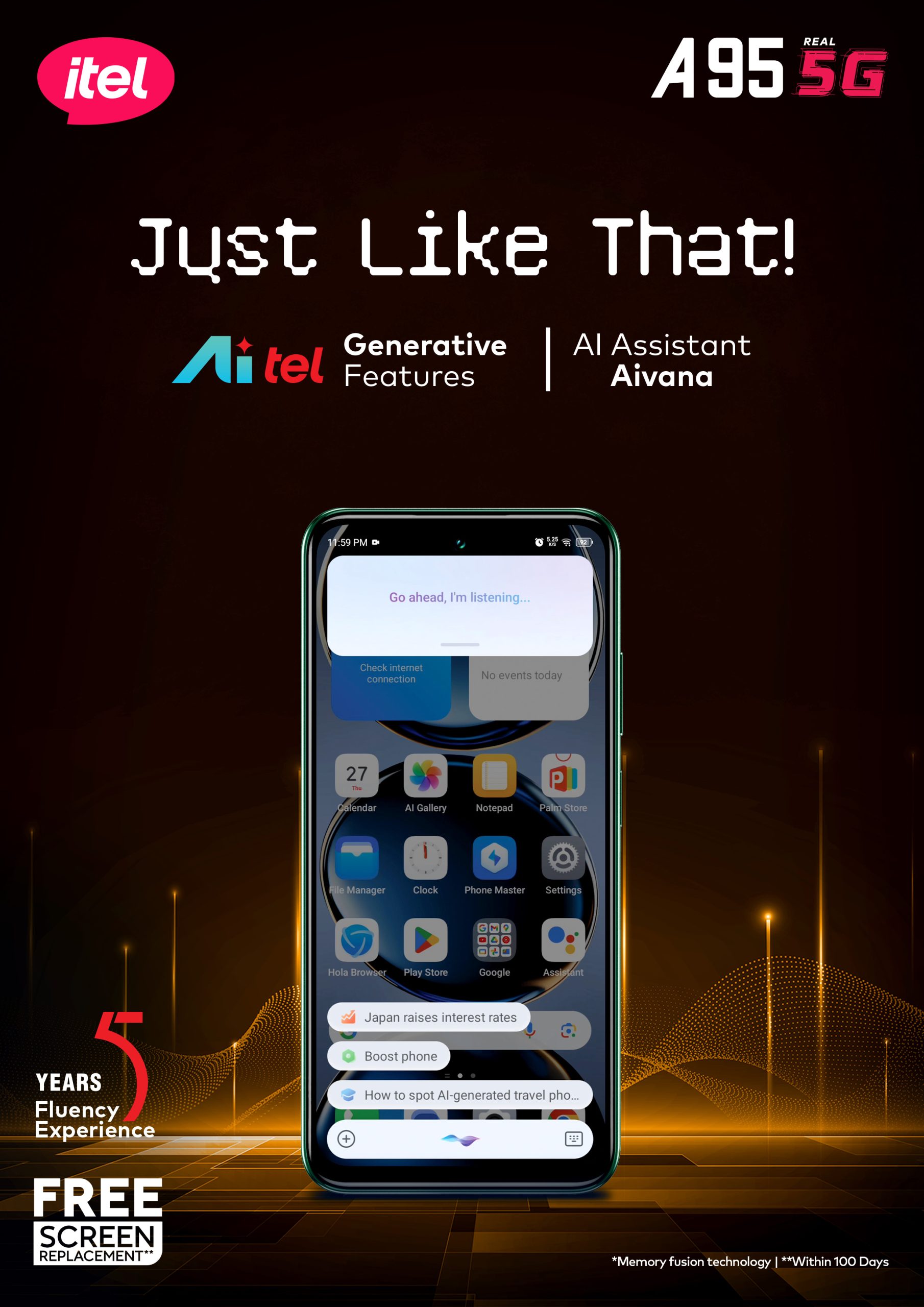هاتف itel A95 5G: أرخص هاتف 5G بذكاء اصطناعي وكاميرا 50MP في 2024 - MJB Tech Tips